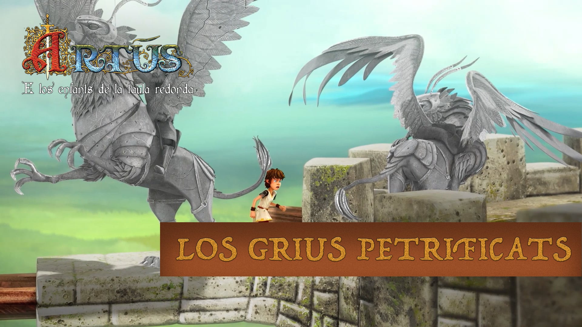 Los grius petrificats - Artús e los enfants de la taula redonda